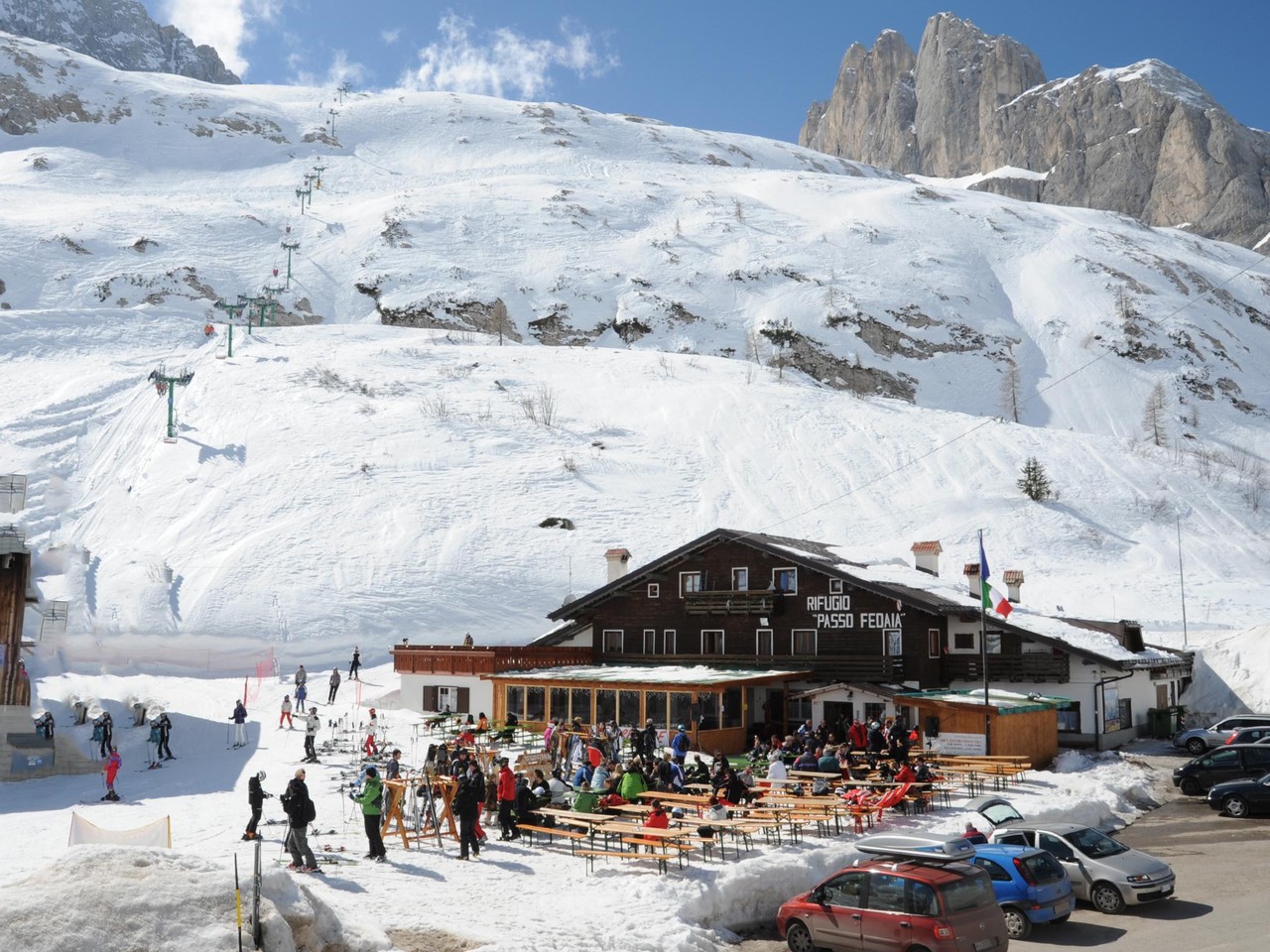 Berghütte Passo Fedaia - Rocca Pietore - Arabba - Marmolada