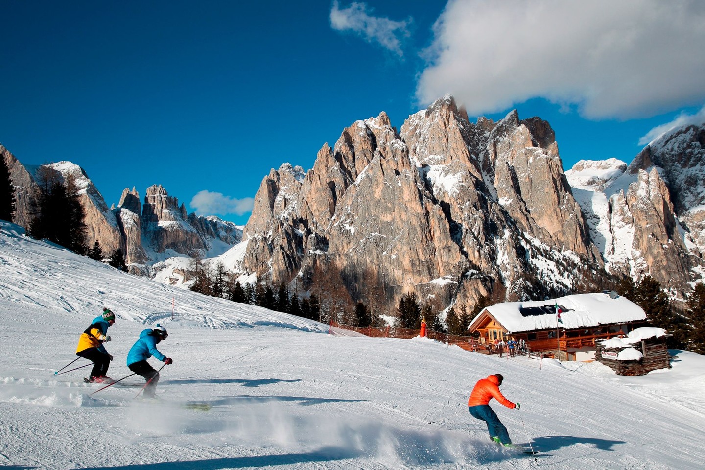 Ski Resort Vigo Di Fassa Pera Ciampedie Vigo Di Fassa