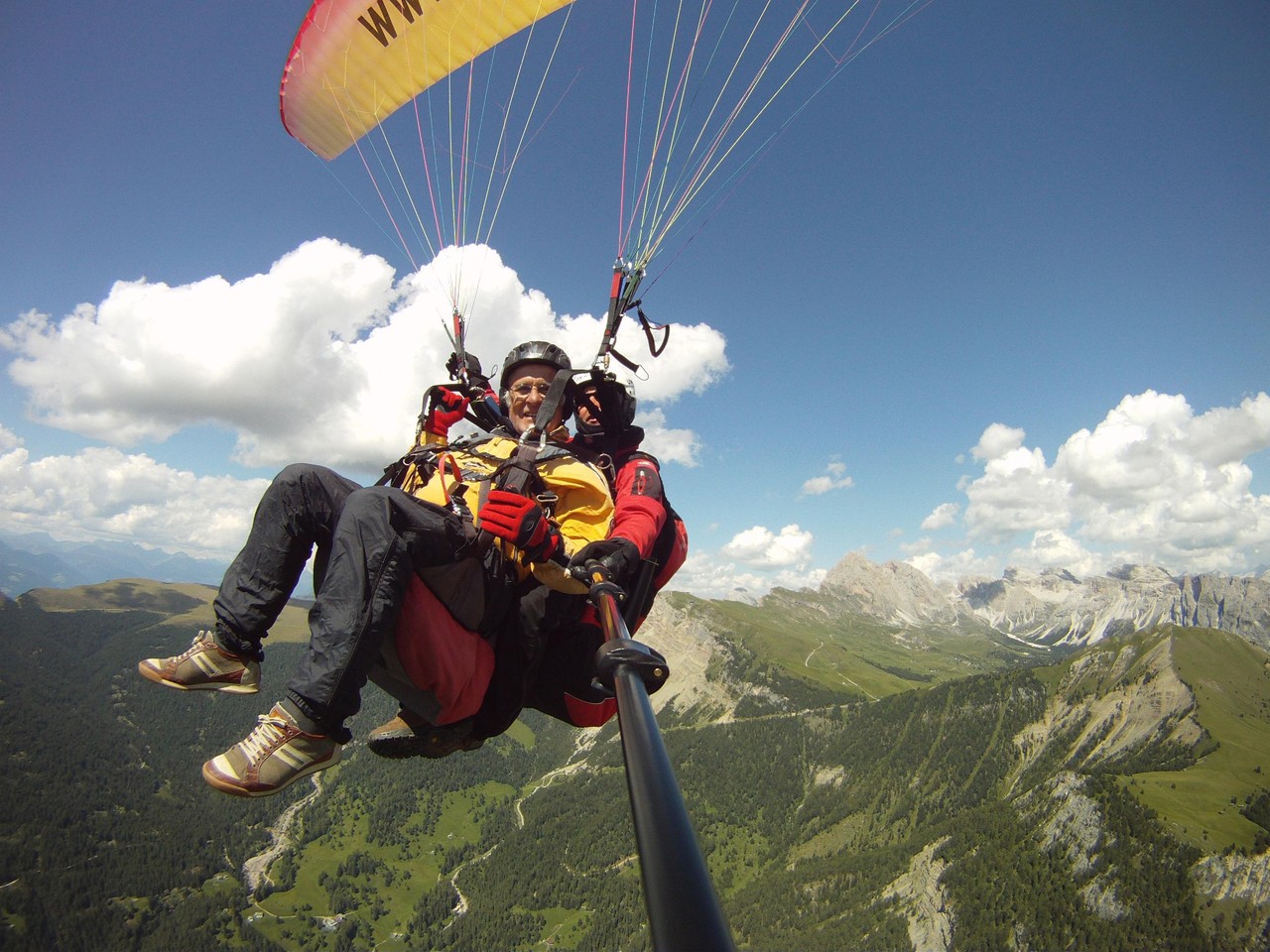 Gleitschirm Tandemflug Gardenafly - St. Ulrich - Gröden